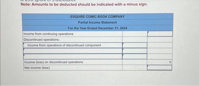 Solved Exercise 4-7 (Algo) Income statement presentation; | Chegg.com