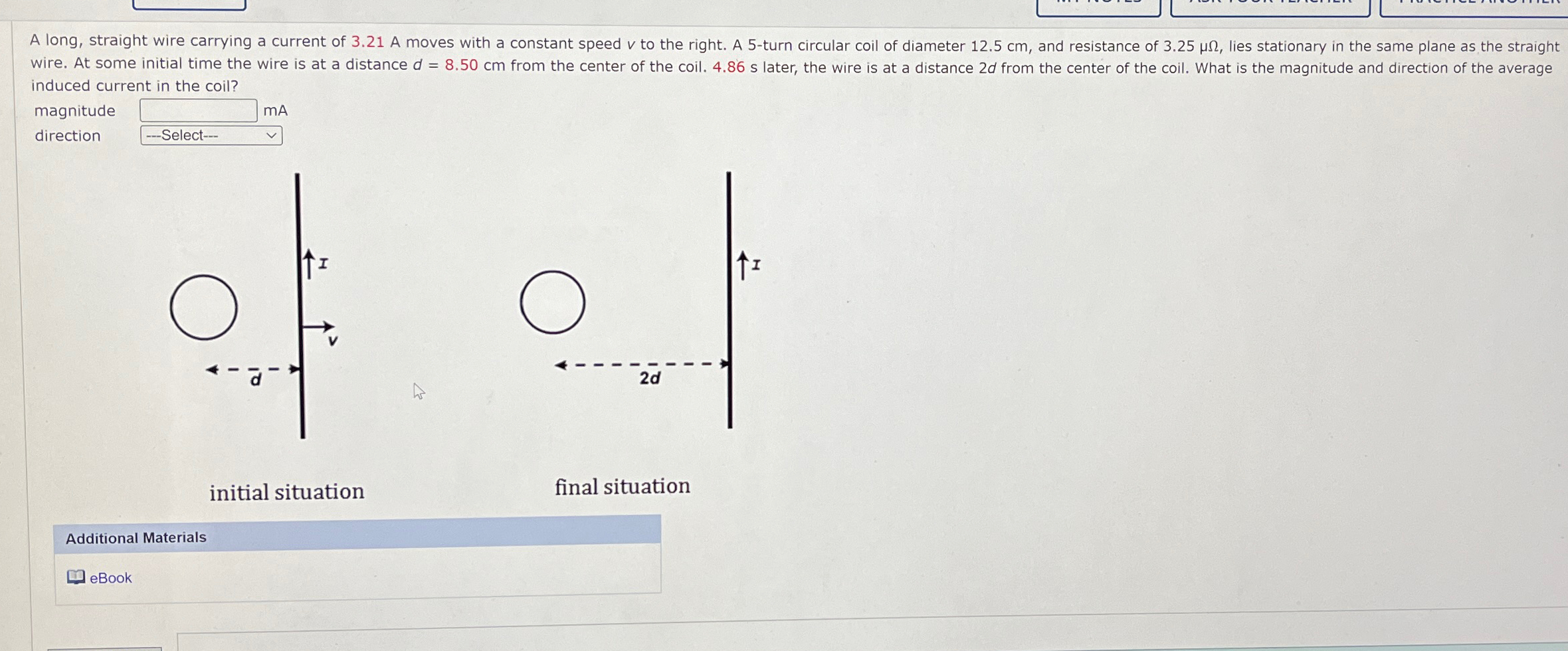 Solved induced current in the | Chegg.com