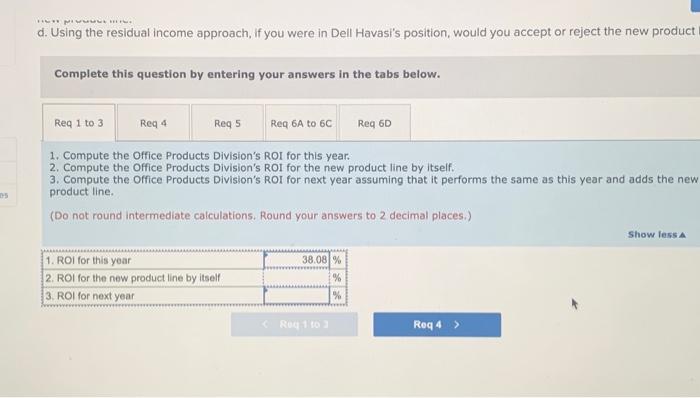 Solved d. Using the residual income approach, if you were in | Chegg.com