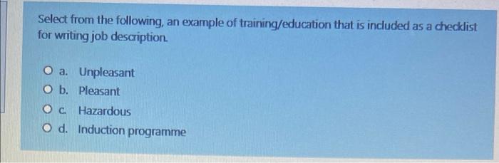 Solved Select from the following, an example of | Chegg.com