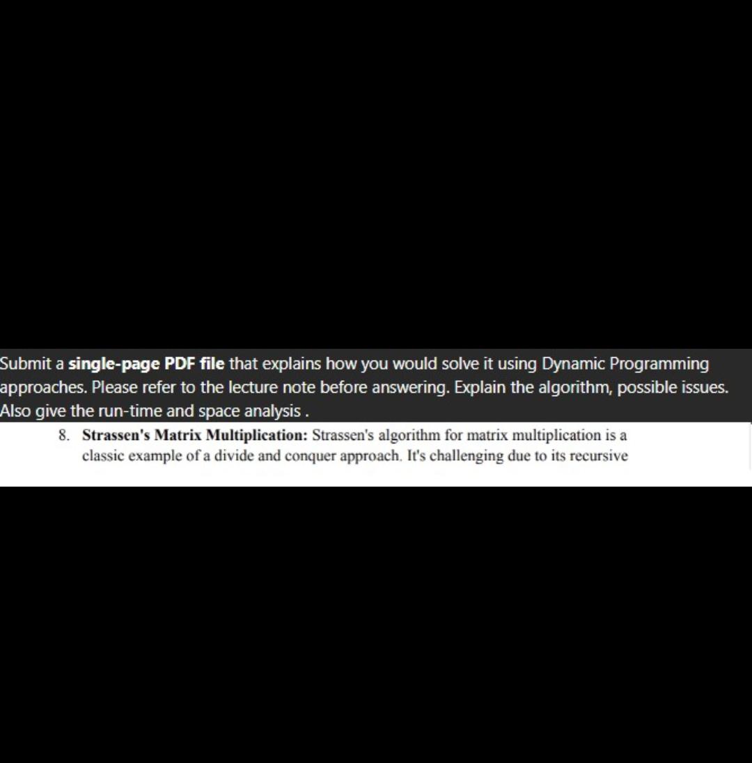 Solved Submit a single-page PDF file that explains how you | Chegg.com
