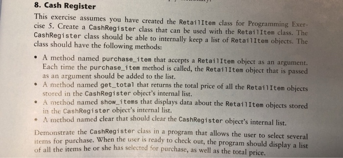 Solved apter 10 Classes and Object-Oriented Programming 5. | Chegg.com