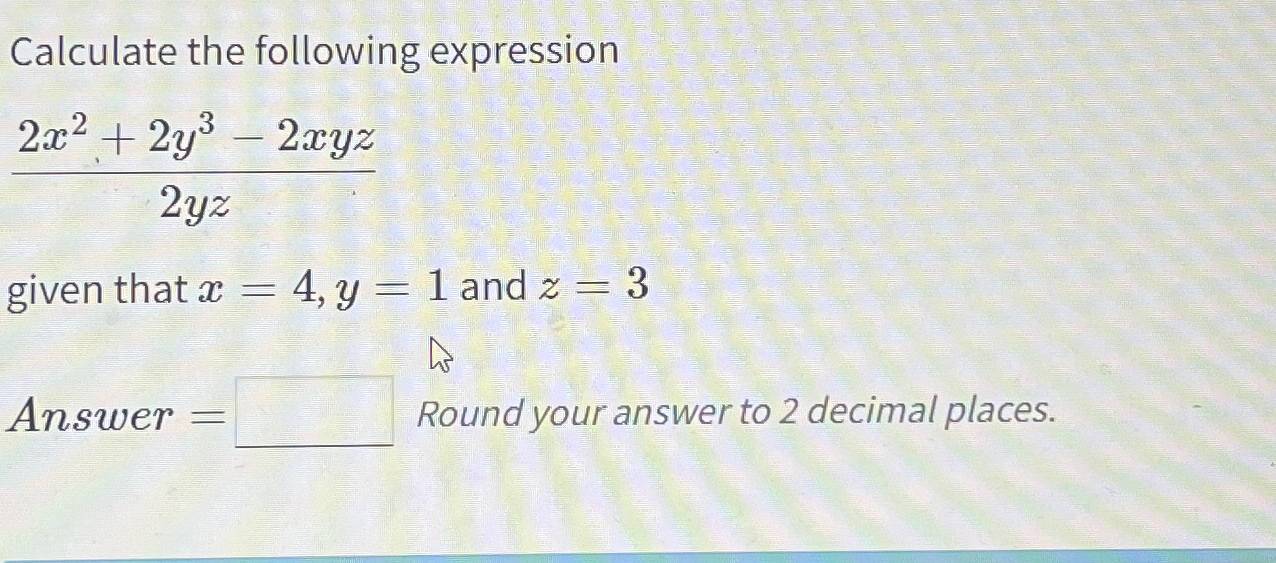 Solved Calculate the following | Chegg.com