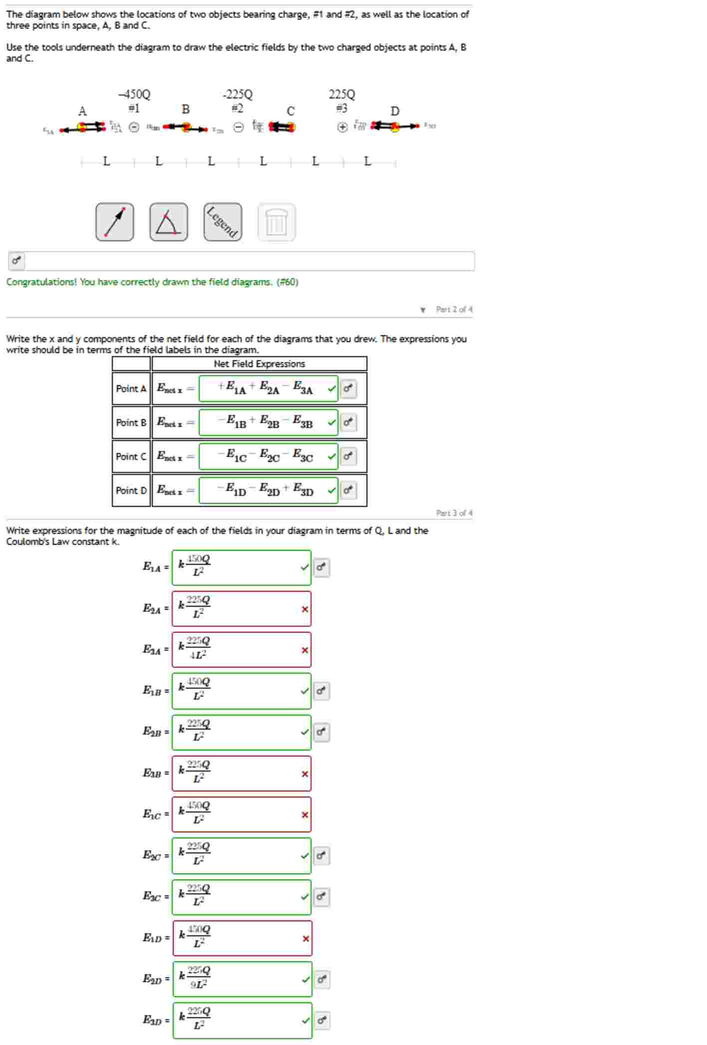 The diagram below shows the locations of two objects | Chegg.com
