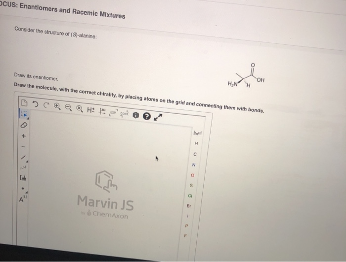 Solved OCUS: Enantiomers and Racemic Mixtures Consider the | Chegg.com