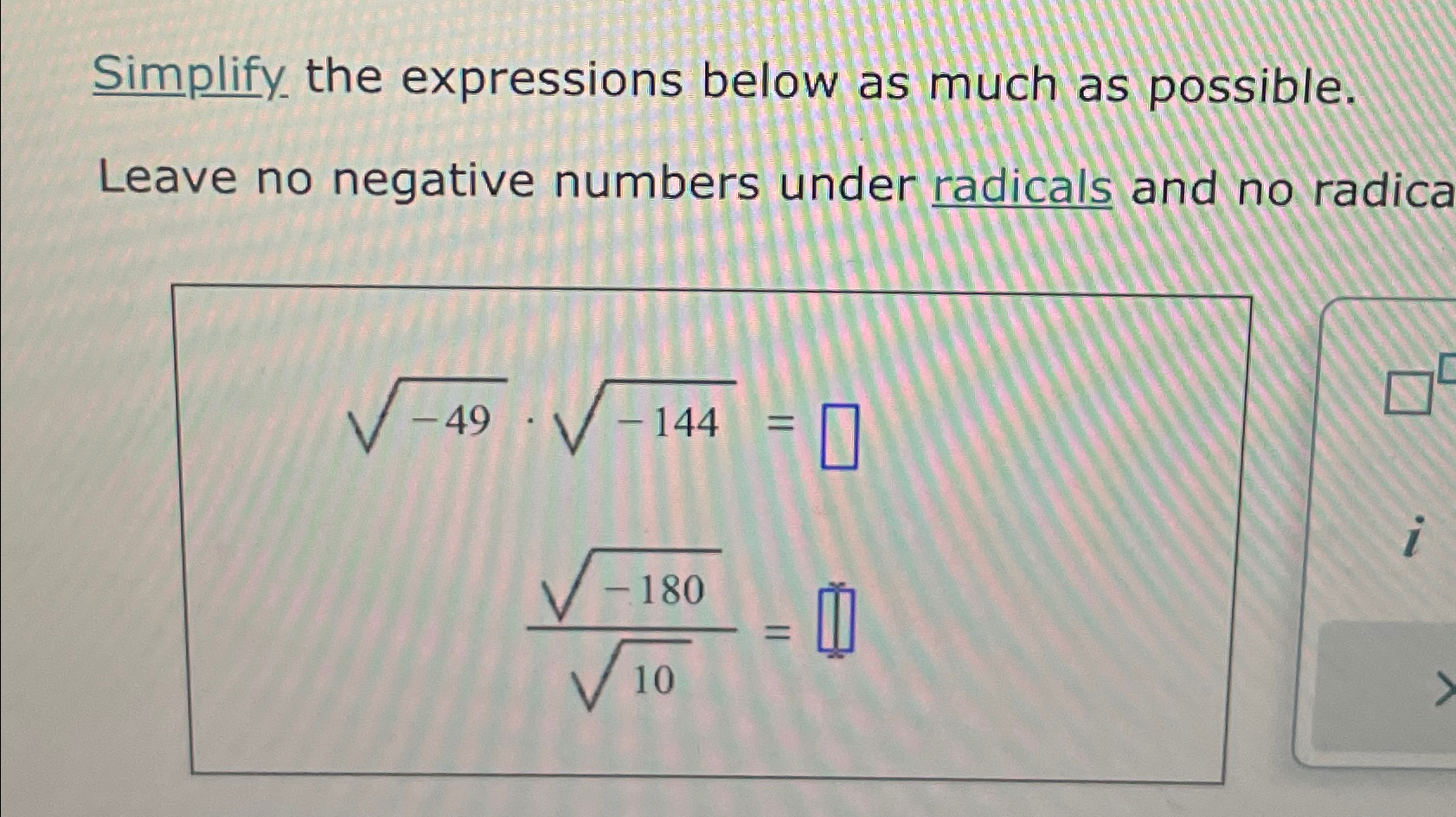 Solved Simplify the expressions below as much as | Chegg.com