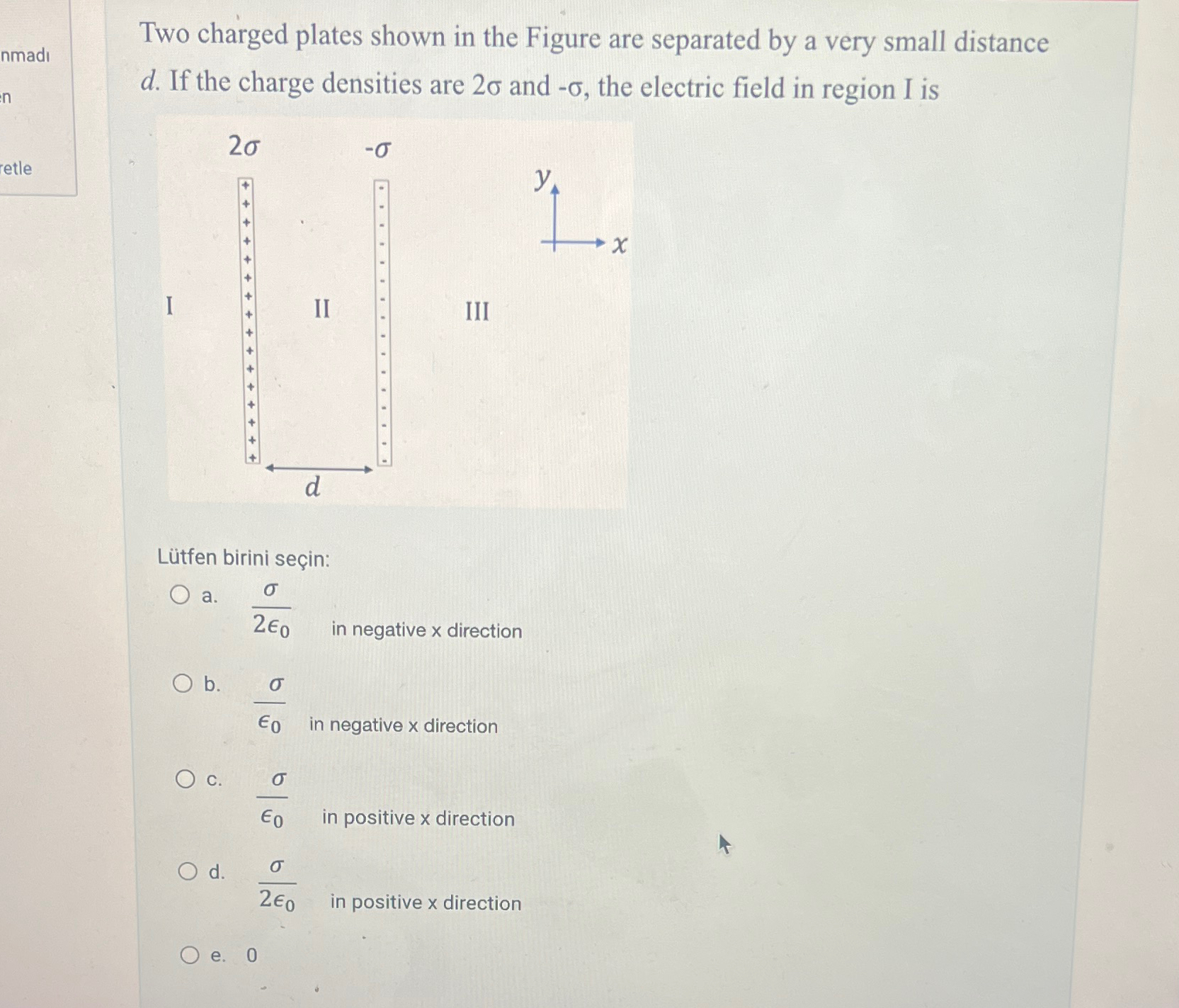 Solved Two charged plates shown in the Figure are separated | Chegg.com