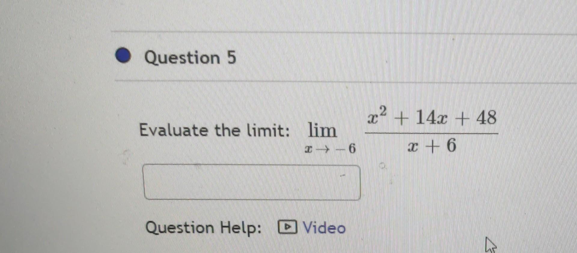 Solved Estimate the limit numerically or state that the | Chegg.com