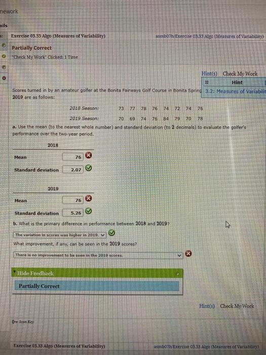 mework ails Exercise 03.33 Algo (Measures of | Chegg.com mework ails Exercise 03.33 Algo (Measures of | Chegg.com