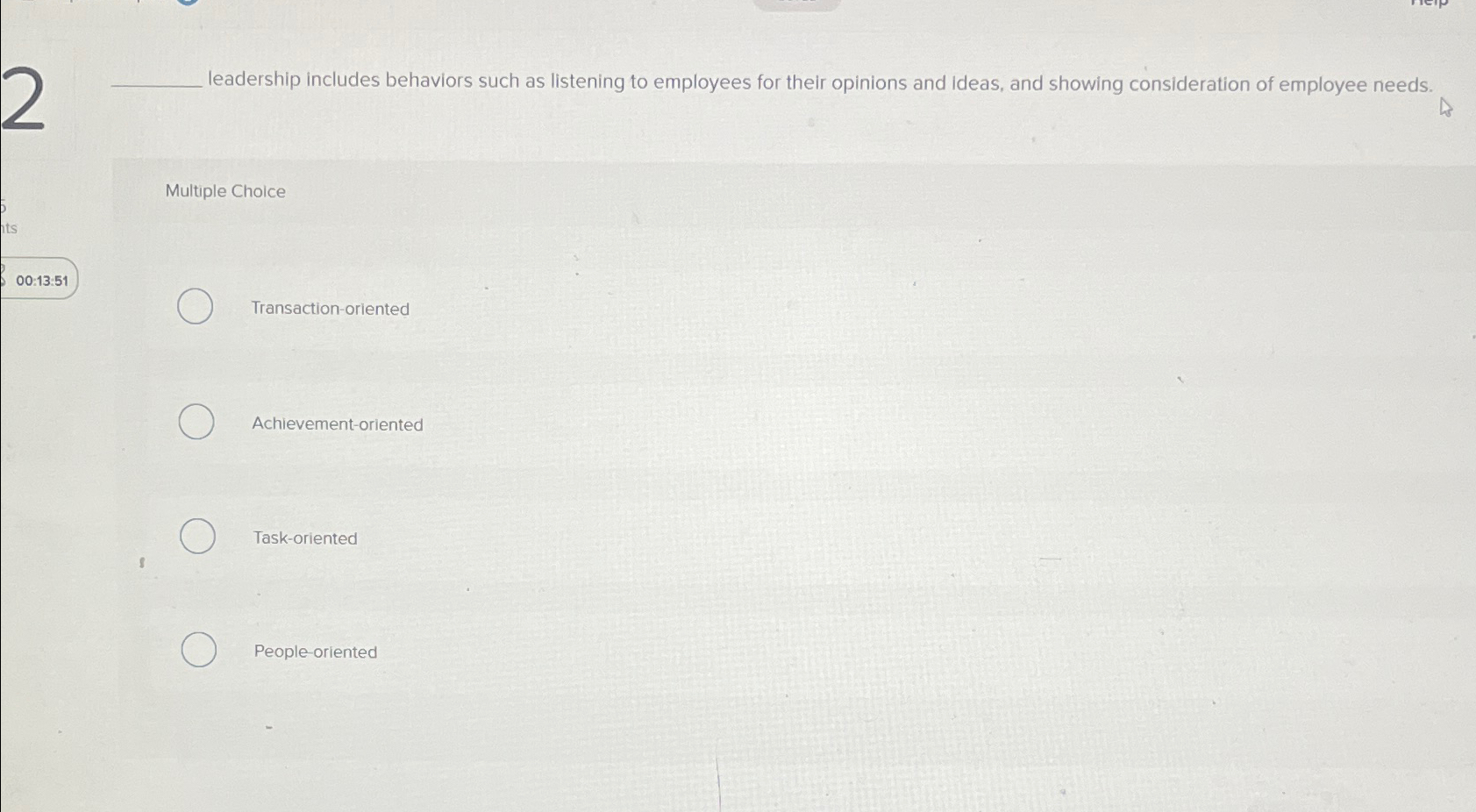Solved leadership includes behaviors such as listening to | Chegg.com