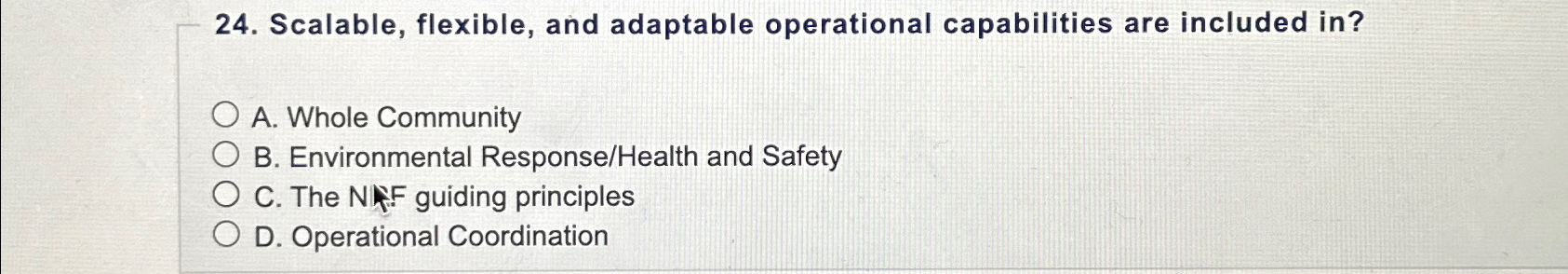 Solved Scalable, flexible, and adaptable operational | Chegg.com
