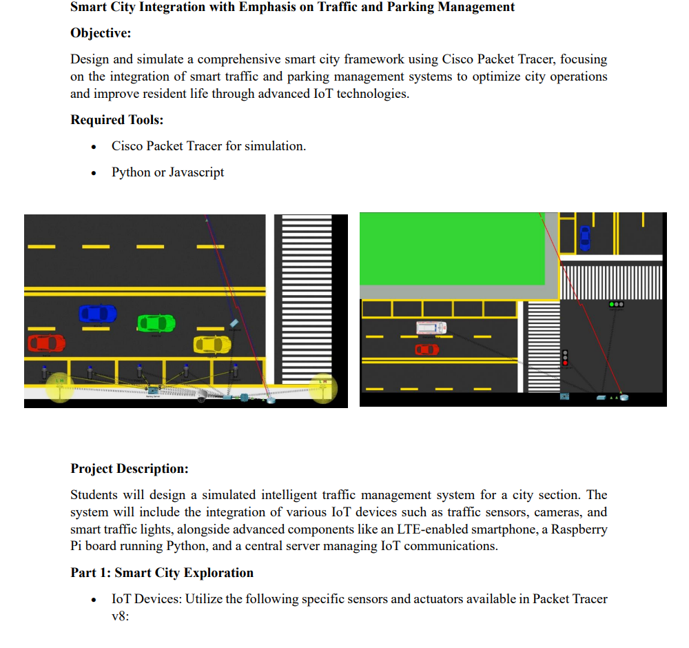 Solved Cameras: To monitor real-time traffic at | Chegg.com