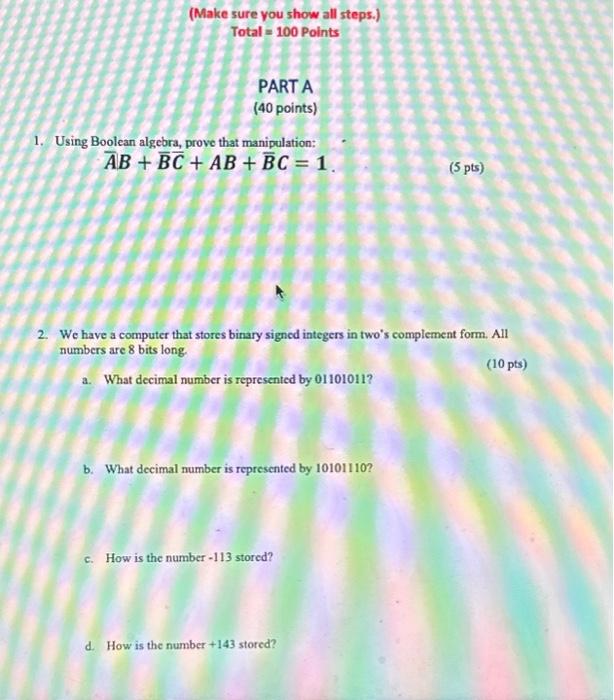 Solved 6. For the following circuit diagram, find the | Chegg.com