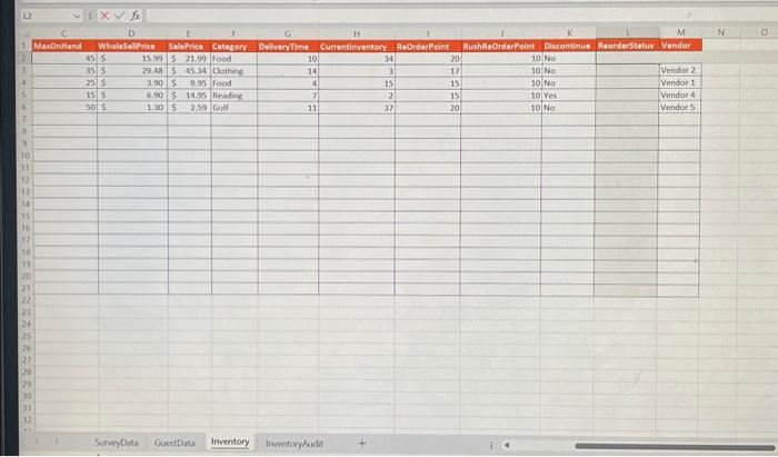 Solved Since the IFS function is new to Excel, it is | Chegg.com