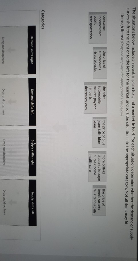 Solved The situations below include an event, in plain text, | Chegg.com