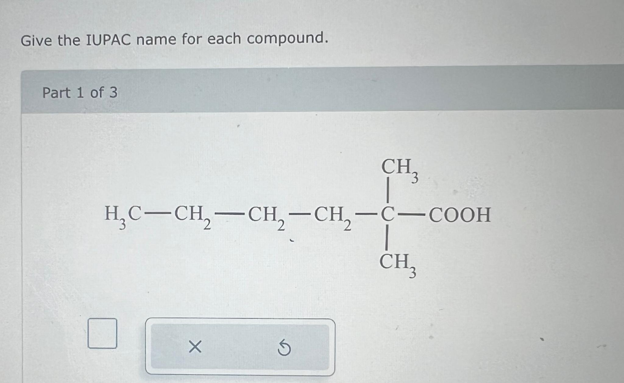 Solved Give the IUPAC name for each compound. | Chegg.com