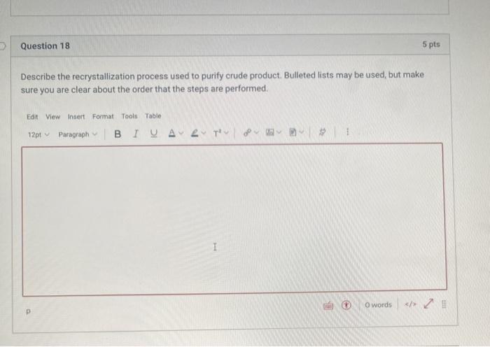 Solved Question 16 5 pts Tertiary alcohols cannot be used in | Chegg.com