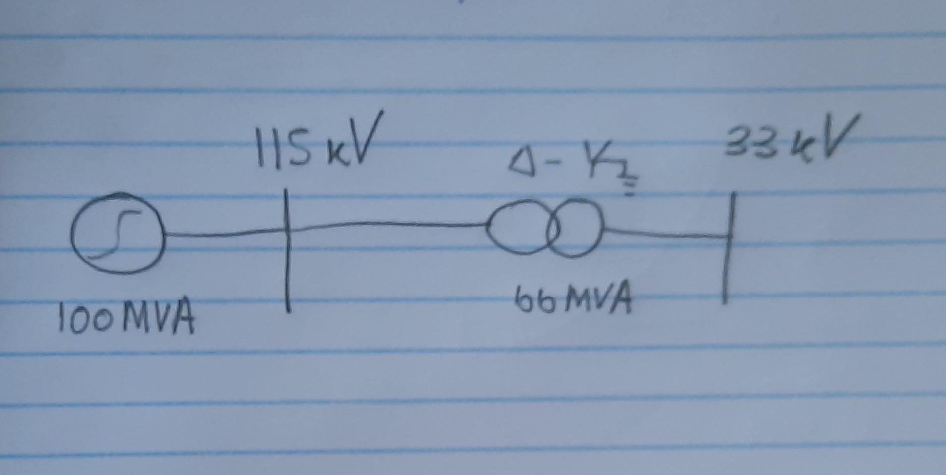 convert the following circuit into a per unit | Chegg.com