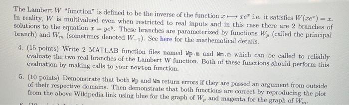 Solved Could someone give me the MATLAB code for question 5? | Chegg.com
