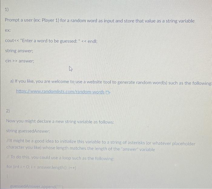 Solved In short. write a program that allows a user to guess | Chegg.com