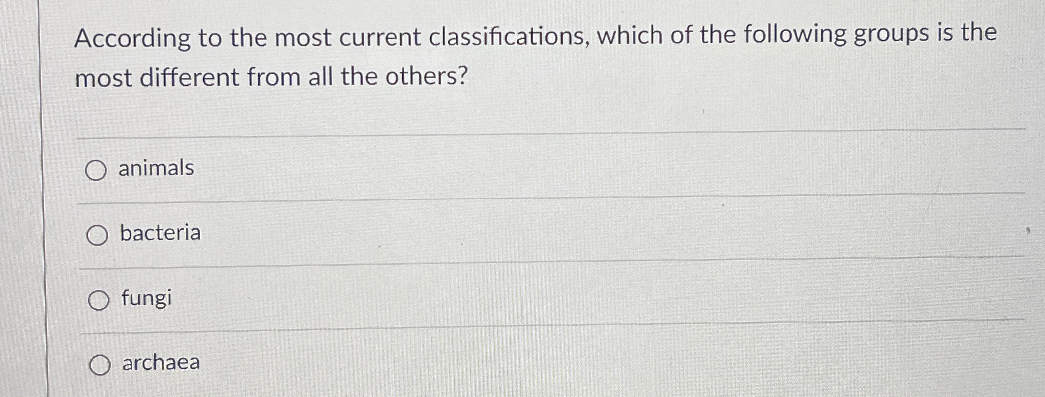 Solved According to the most current classifications, which | Chegg.com