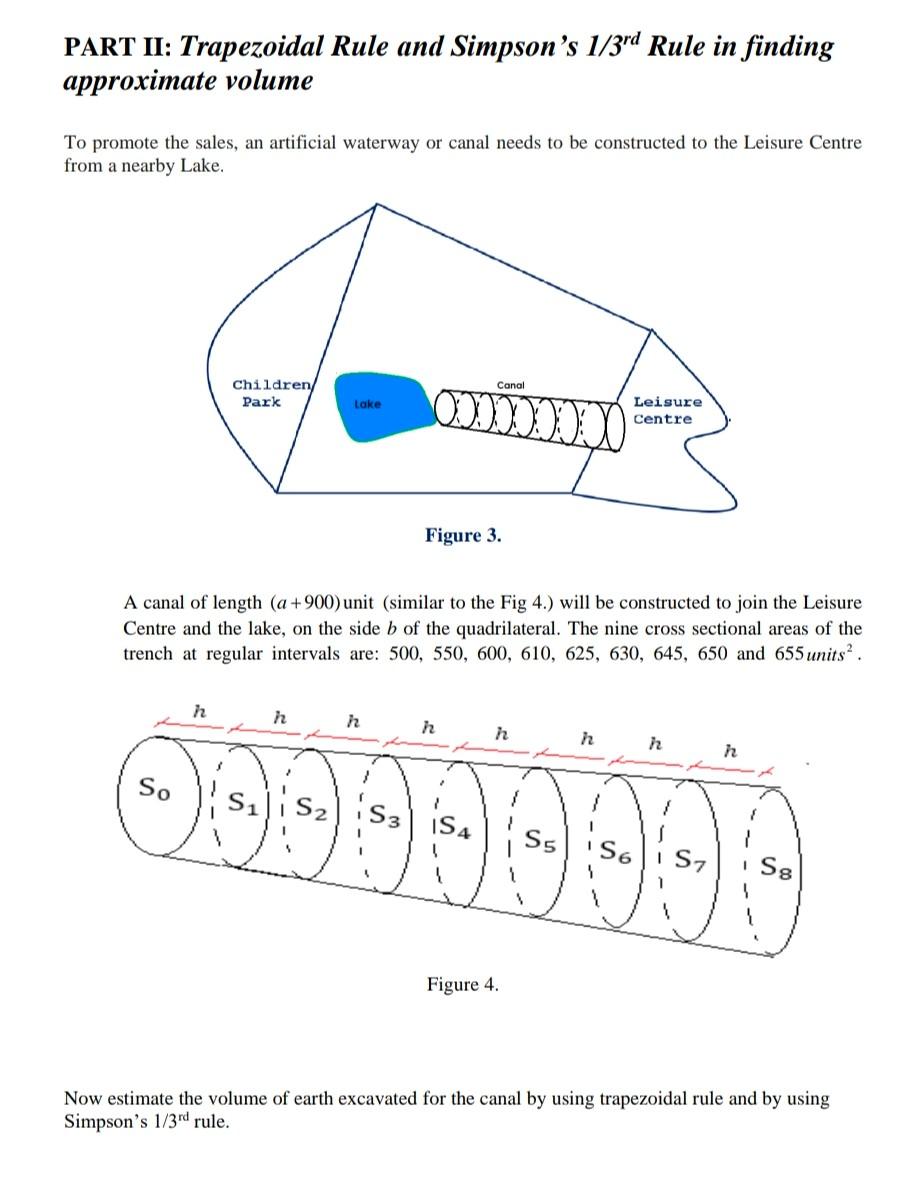 Solved PART II: Trapezoidal Rule and Simpson's 1/3rd Rule in | Chegg.com
