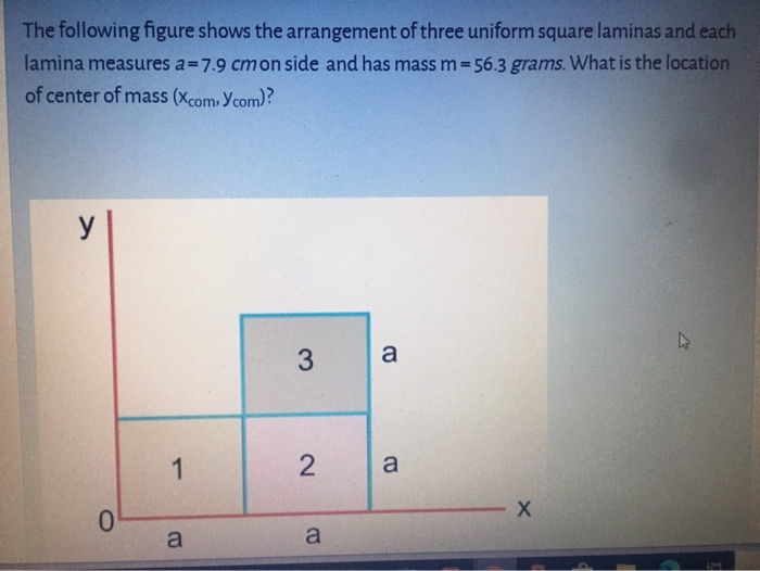 Solved The following figure shows the arrangement of three | Chegg.com