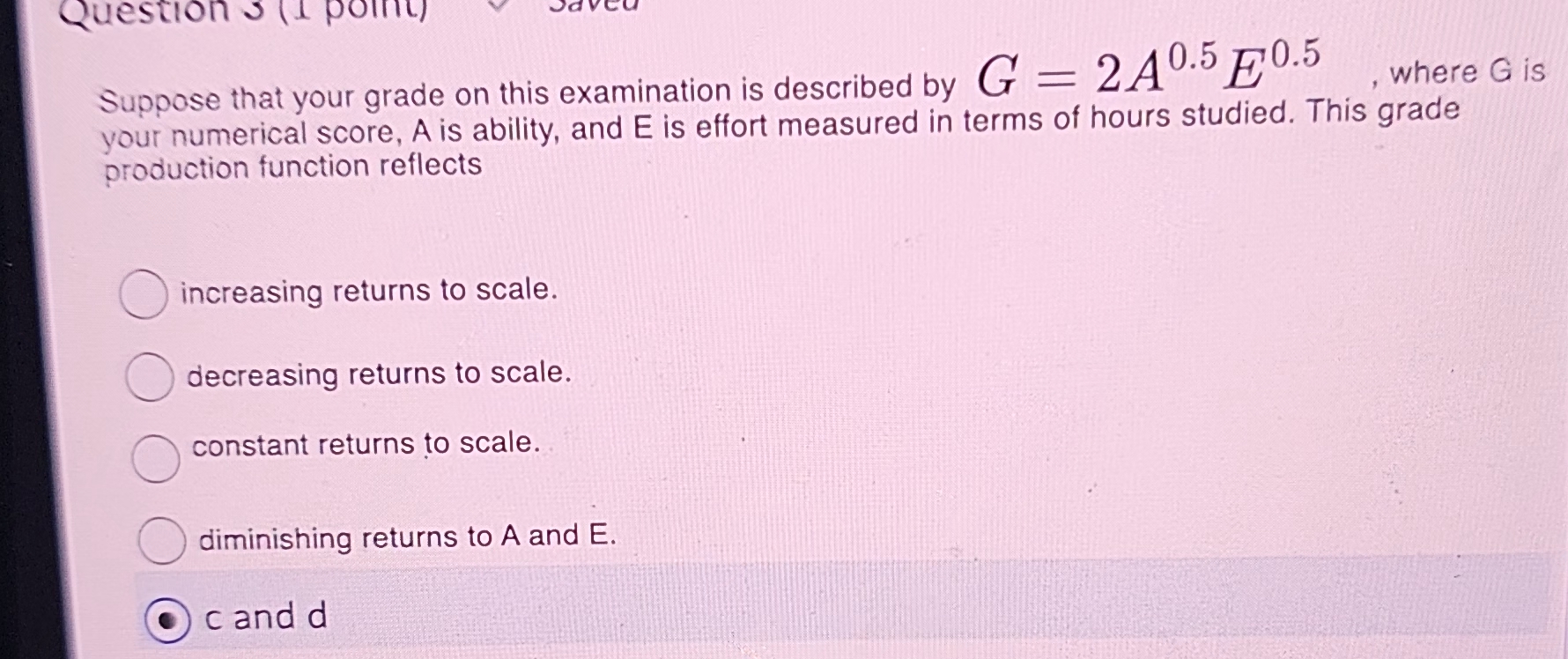 Solved Suppose that your grade on this examination is | Chegg.com