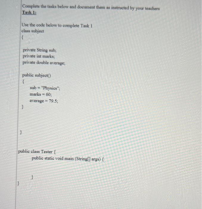 Solved Complete the tasks below and document them as | Chegg.com