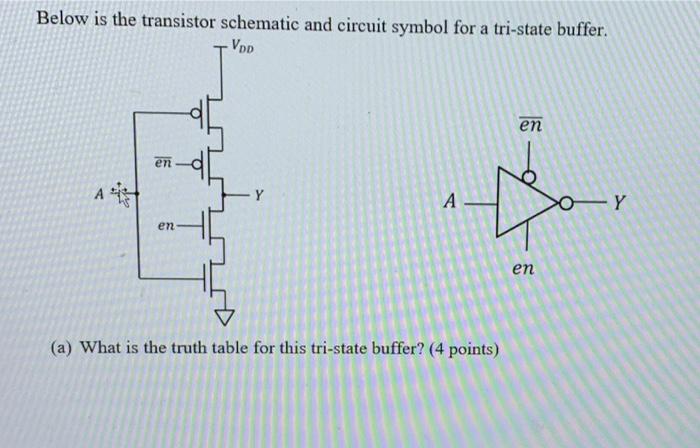Solved Below is the transistor schematic and circuit symbol | Chegg.com