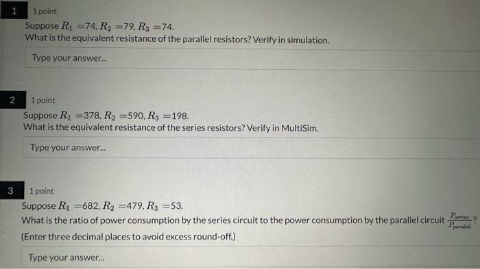Solved Three resistors, R1,R2, and R3, and an unknown | Chegg.com