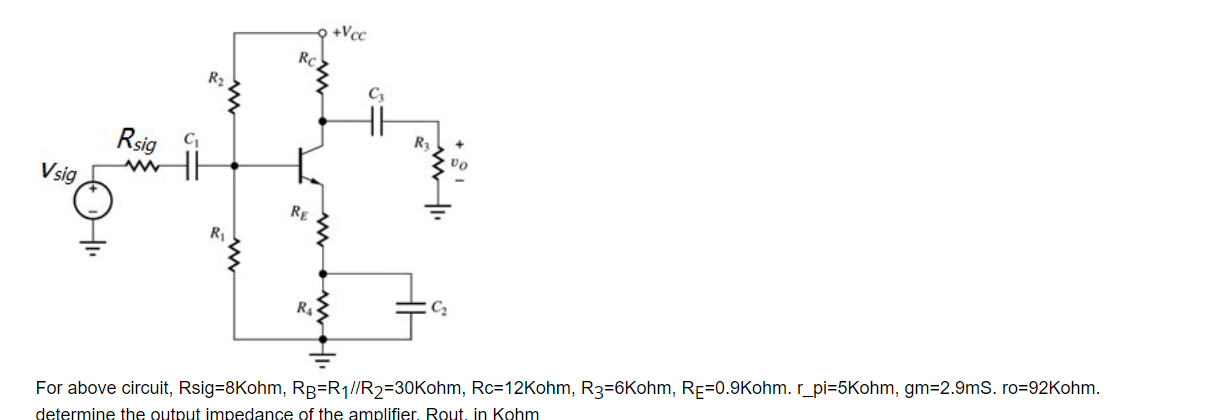 Solved For above circuit, | Chegg.com