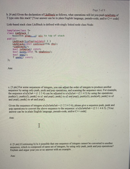Solved Singly Linked Node For Link Based Data Structures 8518