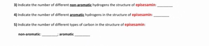 Solved 3) Indicate the number of different non-aromatic | Chegg.com