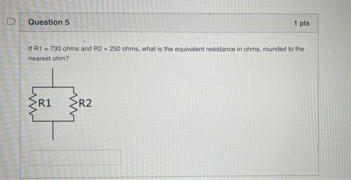 Solved If R1=774 ohms, R2=204 ohms, and R3=630 ohms, what is | Chegg.com