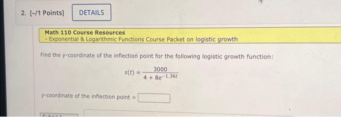 Solved - Exponential \& Logarithmic Functions Course Packet | Chegg.com