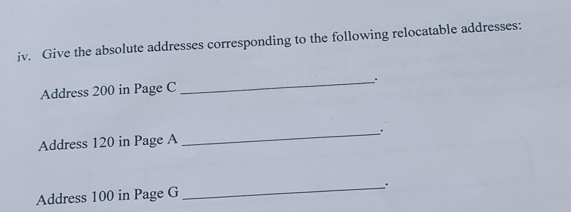 Solved (20 points) A virtual memory scheme is using the | Chegg.com