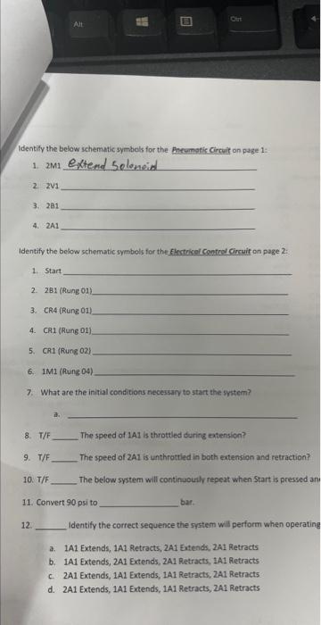 Solved M05 Mechatronics Troubleshooting Examine both the | Chegg.com