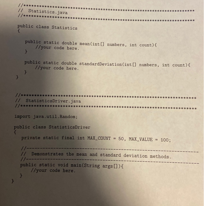 Solved 6 Write A Program That Computes And Prints The Mean