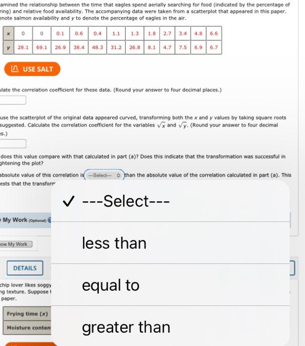 Solved please note that the dropdown options for part b are | Chegg.com