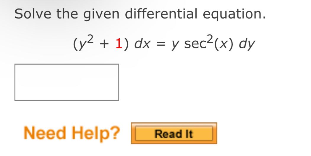 Solved Solve the given differential | Chegg.com