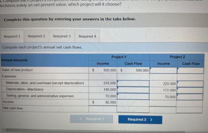 Solved Garcia Company can invest in one of two alternative | Chegg.com