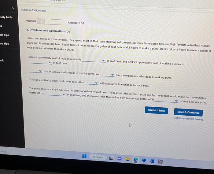 Solved 3. Problems and Applications Q3 Susan and Becky are | Chegg.com