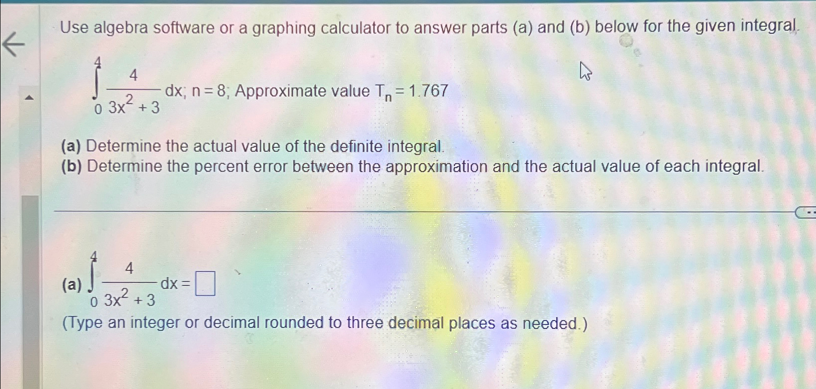Solved Use algebra software or a graphing calculator to | Chegg.com