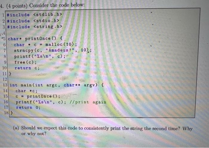 Solved Note: The code samples below frequently use the | Chegg.com