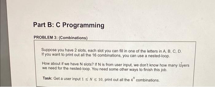 Solved Suppose you have 2 slots, each slot you can fill in | Chegg.com