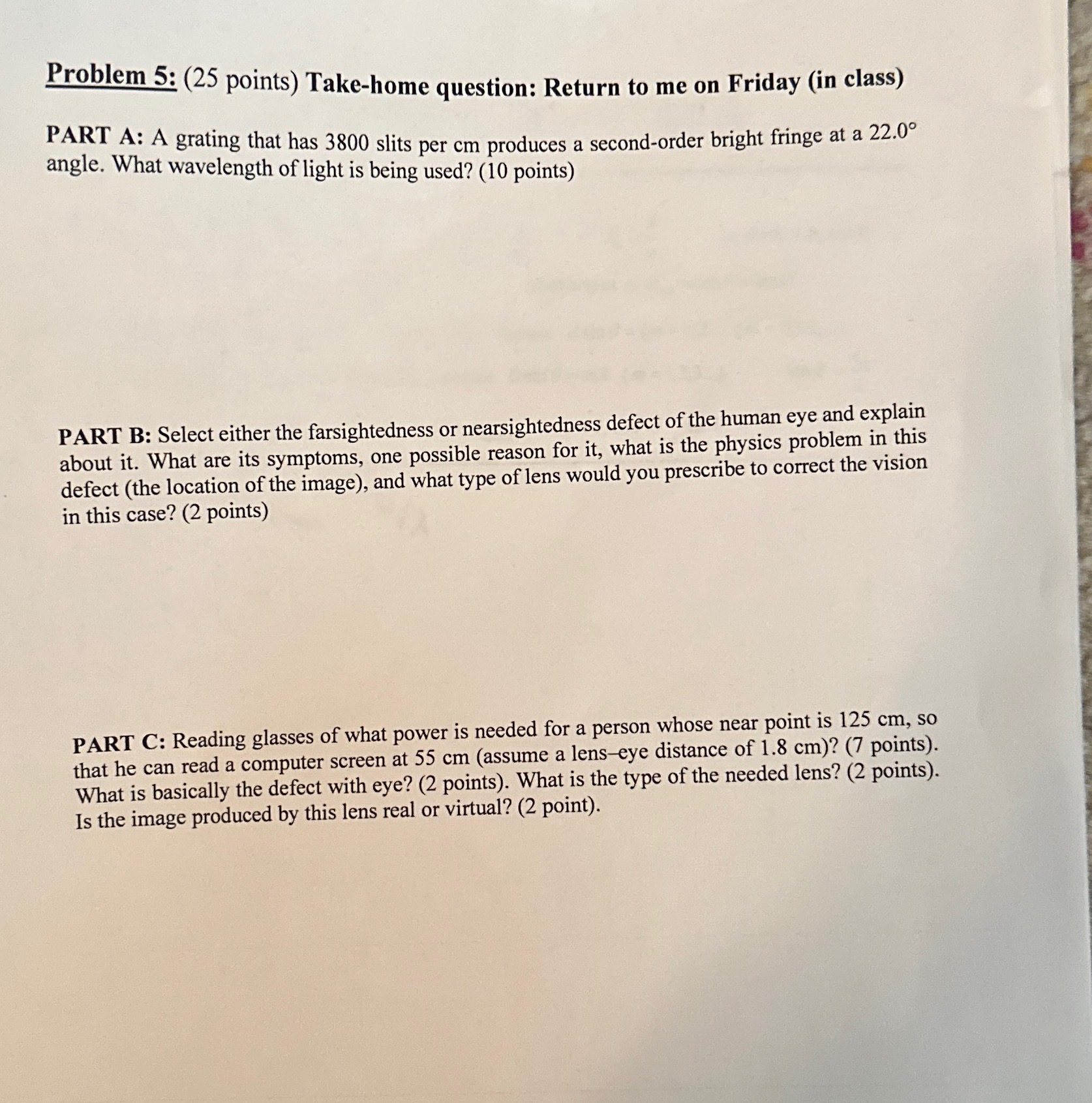 Solved Problem 5: (25 ﻿points) ﻿Take-home question: Return | Chegg.com