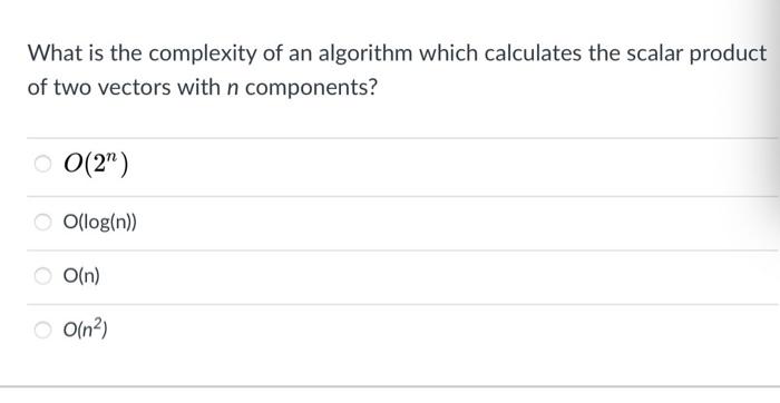 Solved An algorithm solves some network-related problem for | Chegg.com