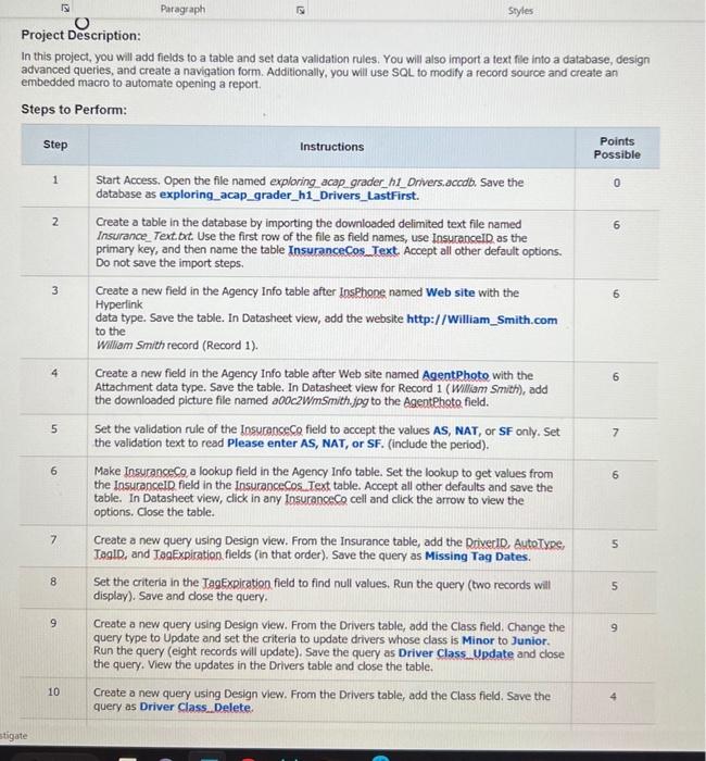 Solved Project Description: In this project, you will add | Chegg.com