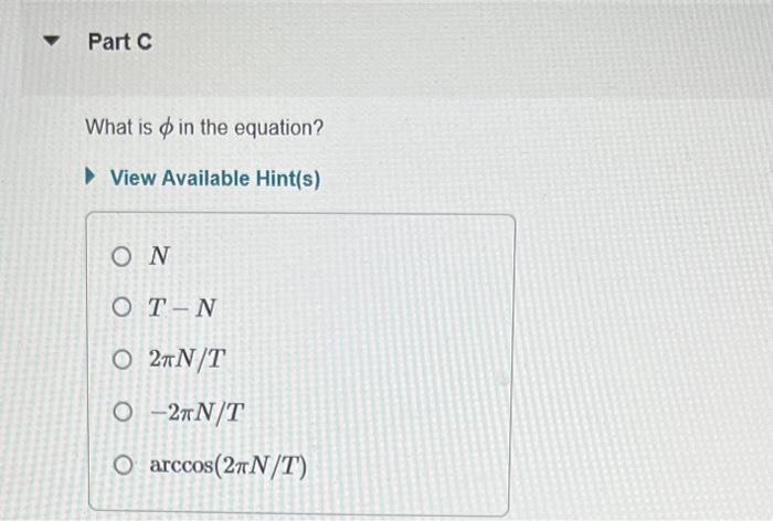 Solved The Graph Shows The Position X Of An Oscillating